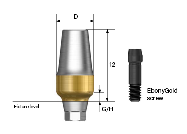 Mini / Regular Osstem Angled Abutment